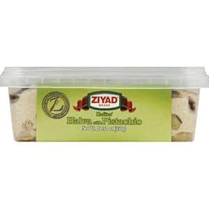 Amazon.com : Halva with Pistachio (Ziyad) 12.34oz (350g) : Halva Candy : Grocery & Gourmet Food