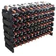 Amazon.com: DisplayGifts Stackable Modular Wine Rack Storage Stand Pine ...