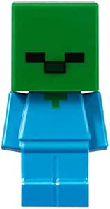 Amazon.com: LEGO Minecraft MiniFigure - Baby Zombie (Very Cute) 21141 ...