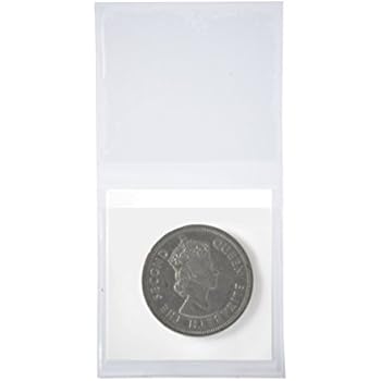 Amazon.com: 100 Pcs Double Pocket Vinyl Coin Flips For Storag 2x2 PVC ...