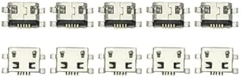 Micro USB Type B Female Socket 180 Degree 5-Pin SMD SMT Jack Connector ...