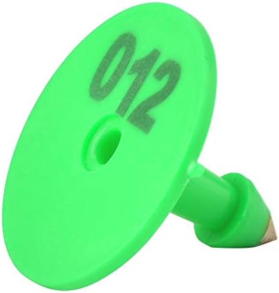 Pig Ear Tags Round Plastic Livestock Ear Tag 1-100 Number ...