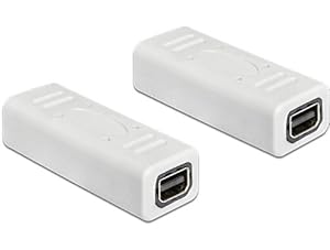 Delock Adaptor Gender Changer Mini DisplayPort Female / Female: Amazon ...