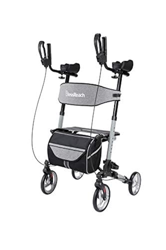 BlessReach Rolling Walkers for Seniors Four Wheel Walker Rollator ...