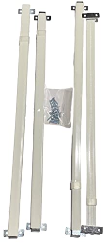 Mua Amazing Drapery Hardware Sash Curtain Rods 18-28 inch, 4 rod Pack ...