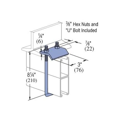 Buy Genuine Unistrut P2787-EG 6-12" U-Bolt Strut Beam Clamp for P5001 ...