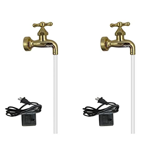 Happyyami Water Feature Floating Magical Fountain 2 Sets Flowing ...