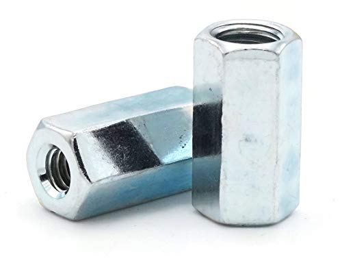 Coupling Reducer Nut Zinc - 1/2"-13 to 3/8"-16 (5/8" F x 1-1/4" L)- Qty ...