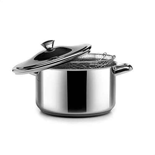 سعر حلة قلي ستانلس ستيل مع مقابض ستانلس ستيل من زهران 0330014024 - مقاس ...