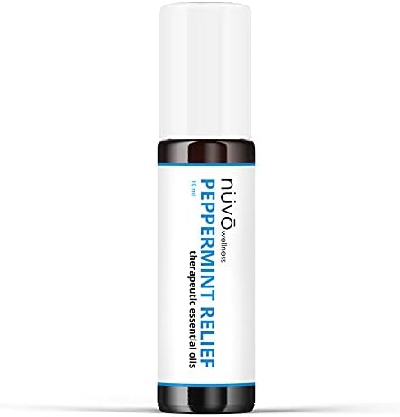 NUVO Wellness Peppermint Oil Roll On - Organic Essential Oil Roller ...