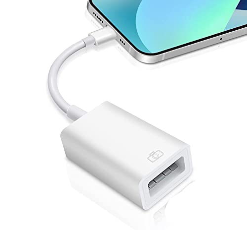 [Apple MFi Certified] USB Camera OTG Adapter with Charging Port ...