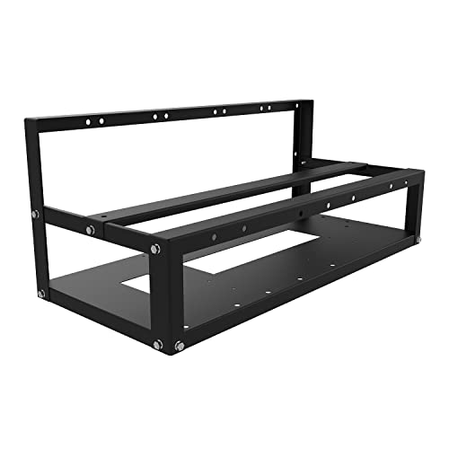 Mining Rig Frame Up to 8 GPU, Steel Open Air Crypto Mining Frame Rig ...