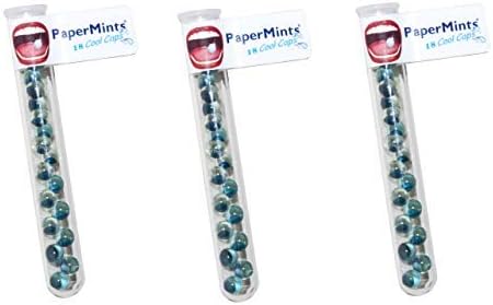 PaperMints Cool caps Breath refreshers 3 x Tubes of 18 Capsules by ...