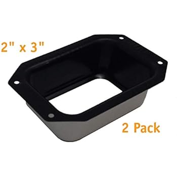 Rainware supply 2x3 Aluminum C Style Gutter Drop Outlet (2 pack ...