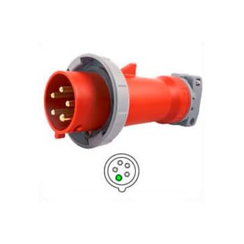 Hubbell HBL530P7W AC Plug IEC60309 530P7W Male IEC 309 Pin & Sleeve ...