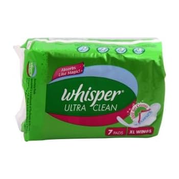 Amazon.com: Whisper Ultra Clean XL Wings-7 Pads: Health & Personal Care