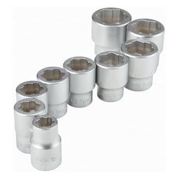 Amazon.com: Pittsburgh Professional 9 Piece 3/8" Drive Metric Bolt ...