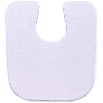 Amazon.com: U-Shaped Foam Callus Foot Pads - 1/8" Thick Cushions (100 ...