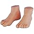 Amazon.com : Practice Fake Foot Model 1 Pair Flexible Soft Silicone ...