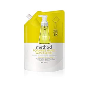 Amazon.com: Method Foaming Hand Soap Refill, Lemon Mint, 28 Ounce ...
