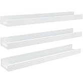 Kiera Grace Stockholm Maine Floating Shelves, Modern Wall Mounted Hanging Shelf for Bedroom ...