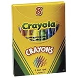 Amazon.com: Crayola Classic Color Pack Crayons, Tuck Box, 8 Colors ...