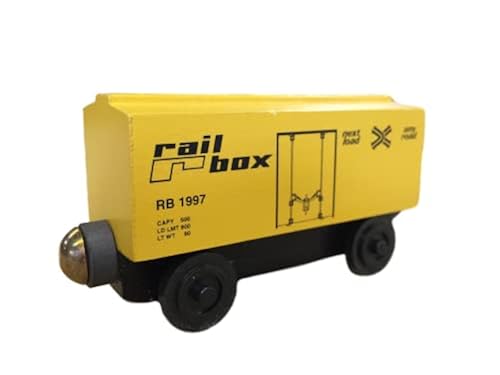 Whittle Shortline Railroad Railbox Boxcar 3" Wooden Toy Train ...