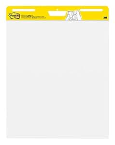 3M Post-it rotafolio super sticky color blanco de 25 x 30 in con 30 ...