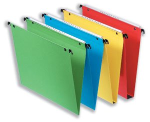 50 x Esselte Vertical Suspension Files A4 330mm 'Green: Amazon.co.uk ...