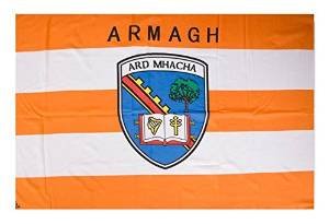 Amazon.com : ARMAGH Official Ireland GAA Crest County Flag 152cm x91cm ...