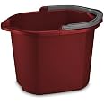 Amazon.com: Sterilite 16 Qt Dual Spout Pail with Handle, Bucket for ...