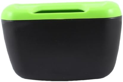 ZHuidjo Black Green Plastic Trash Bin Garbage Box Storage for Cars Auto ...