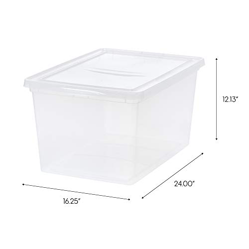 IRIS USA 58 Qt Lite Plastic Storage Bin Tote Organizing Container With Latching Lid Great Use iris-usa-58-qt-lite-plastic-storage-bin-tote-organizing-container-with-latching-lid-great-use