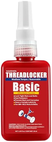 ESKONKE Blue Thread Locker 242 Medium Strength Removable 1.69 Fl oz/50 ...