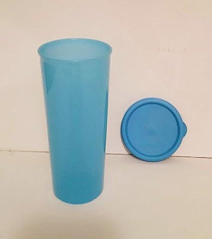 Amazon.com | New Tupperware Vintage Style Pastel Blue 16oz Tumbler with ...