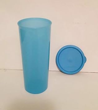 Amazon.com | New Tupperware Vintage Style Pastel Blue 16oz Tumbler with ...