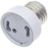 Amazon.co.jp : グリッド上 1個 E27→GX53 E26→GX53 口金変換アダプター PBT : ホーム＆キッチン
