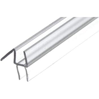 Clear Bottom Wipe with Drip Rail for 3/16" Glass - 35 in long - Swing ...