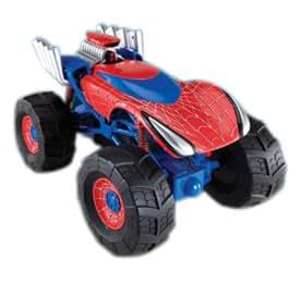 Amazon.com: Spider-Man Monster Truck RC Red - 27 MHz: Toys & Games
