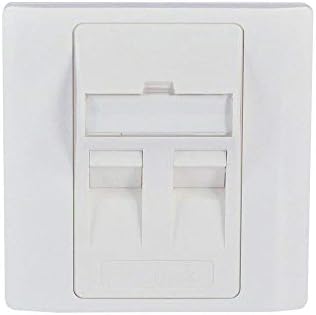 Infilink Technologies Faceplate, 86 X 86 Angled British Shutter, Double ...