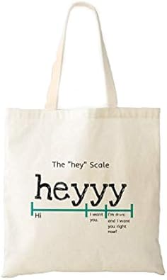 Hey Scale Heyyy Funny Tote Bag Tote Carrier Shopping Bag Reusable ...