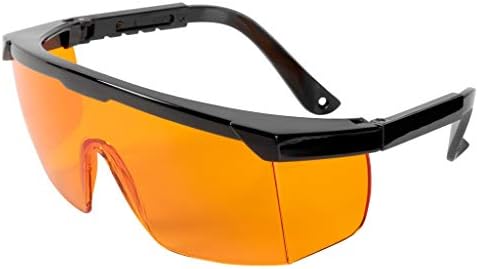 Professional UV Light Safety Glasses - One Size Fits All Polycarbonate ...