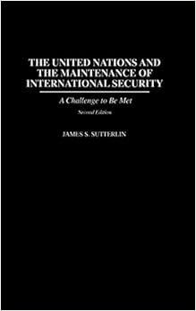 Amazon.com: The United Nations and the Maintenance of International ...
