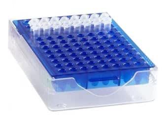 Low Temp 96-Well PCR Rack Blue 5/pk : Amazon.ca: Industrial & Scientific