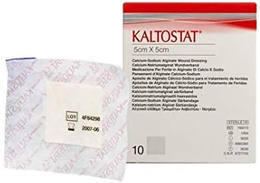 ConvaTec Kaltostat Calcium-Sodium Alginate Wound Dressing 5cm x 5cm ...