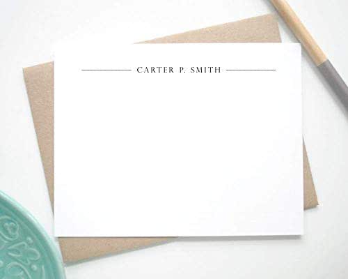 Amazon.com: Personalized Note Cards with Envelopes/Personalized ...