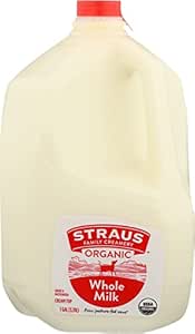 Amazon.com: Straus Family Creamery, Milk Whole Organic, 128 Fl Oz ...