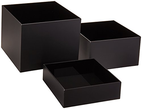 Amazon.com: Displays2go Acrylic Cube Display Nesting Risers, Solid ...