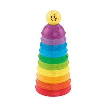 Amazon.com: Fisher-Price Brilliant Basics Stack & Roll Cups: Toys & Games