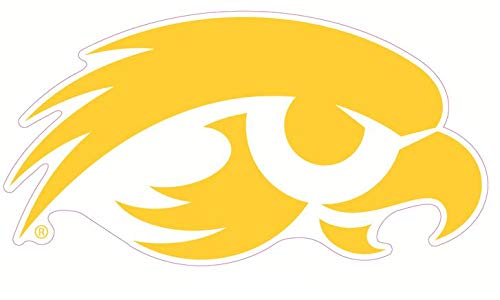 Amazon.com: 9 Inch UI Tigerhawk Logo Decal University of Iowa Hawkeyes ...